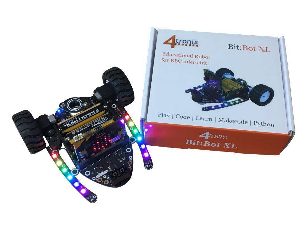 4tronix Bit:Bot XL robot inkl. Ultrasonic Sensor til Micro:bit ...